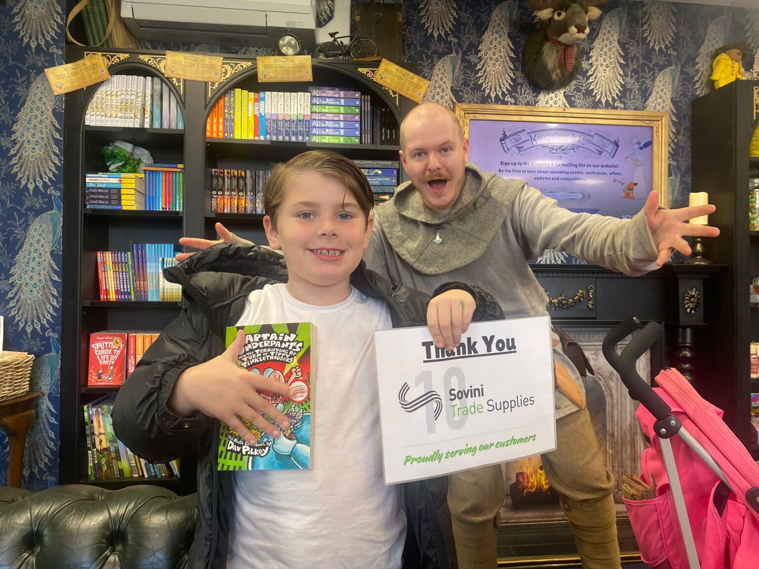 Sovini Trade Supplies donates building materials and books for the re ...